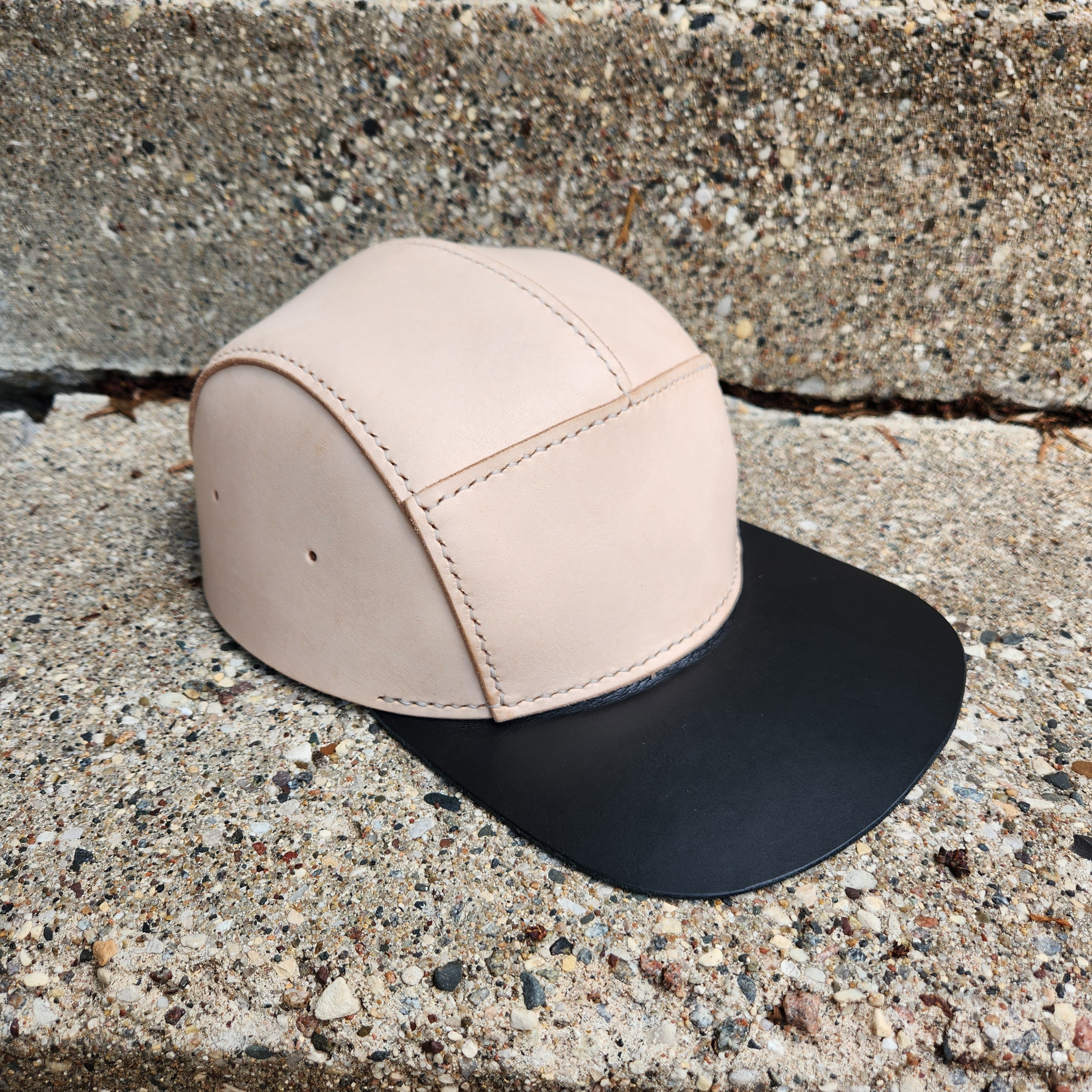 Leather 5 Panel Hat PDF Pattern / Veg Tan Leather / DIY / Template ...