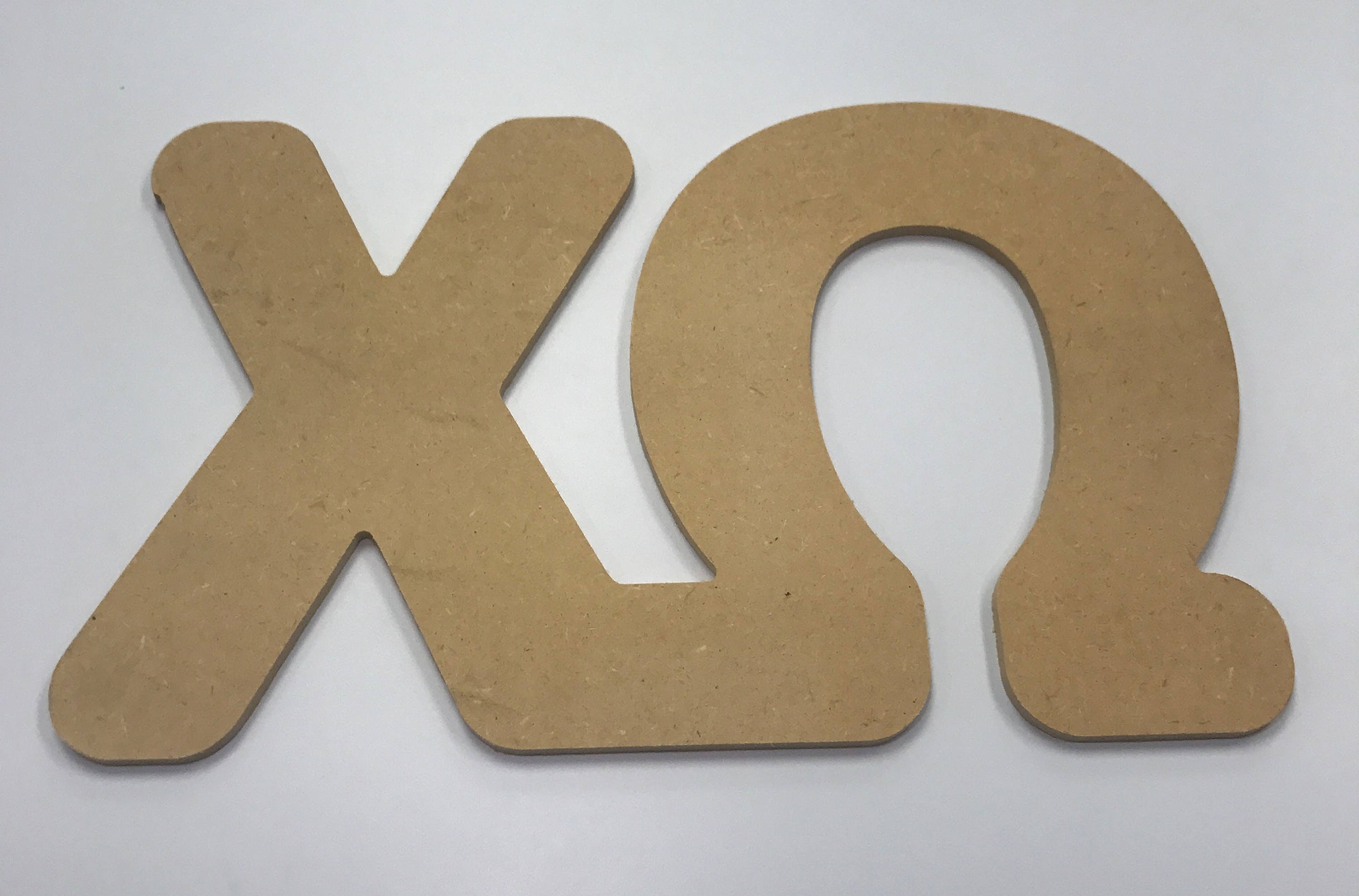 Greek MDF Wood Bubble Connected Letters Chi Omega 10x21.5 - Etsy