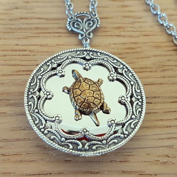 Turtle Locket - Etsy