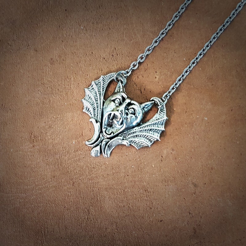 Gargoyle Necklace - Etsy