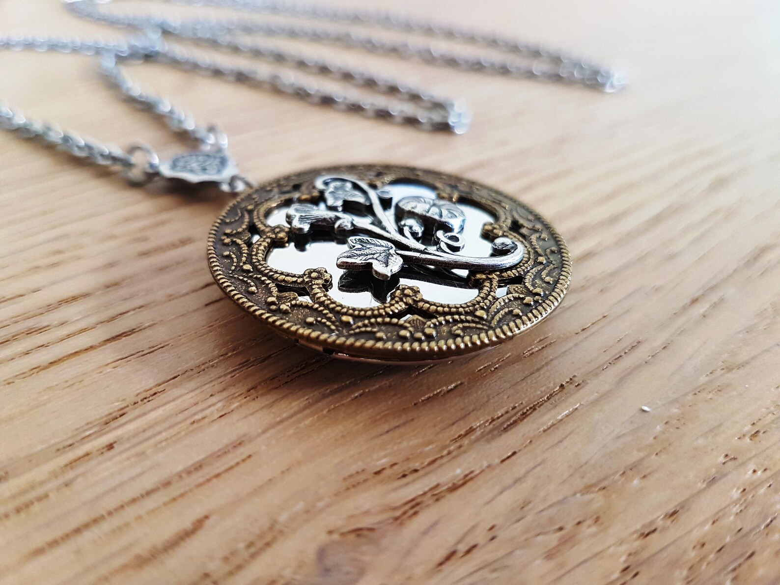 Morning Glory Victorian Style Locket Vintage Inspired Floral | Etsy ...