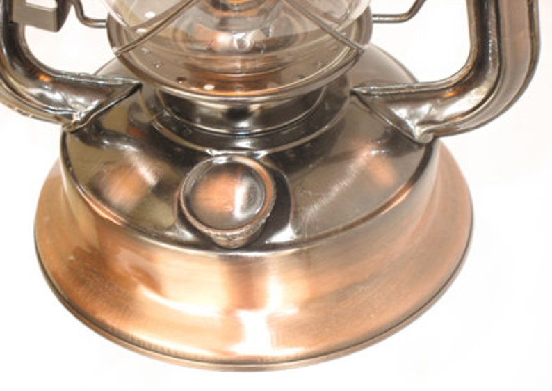 Rustic Floor Lamp With Old Fashioned Electrified Kerosene Lanterns ...