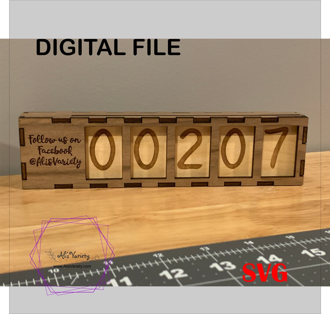 Social Media Likes and Followers Counter Top Tracker SVG Digital File ...