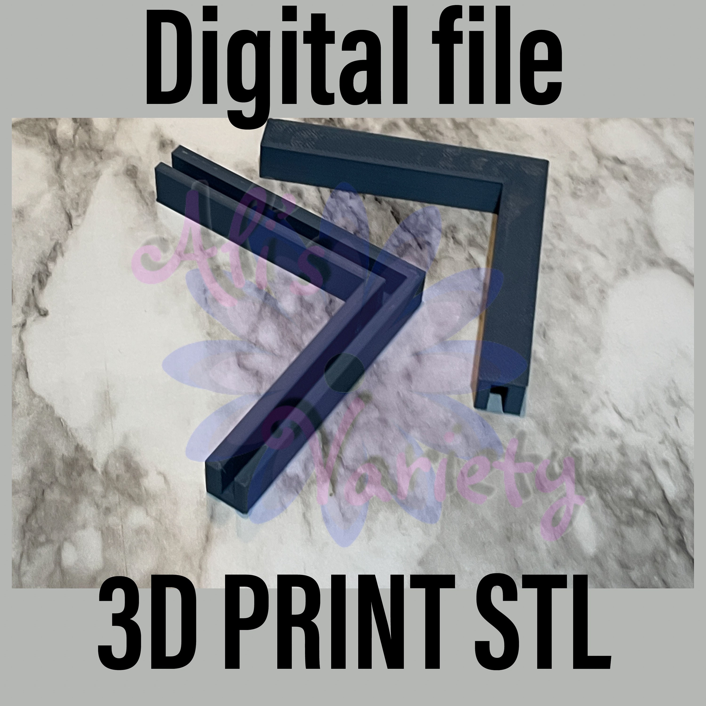3D Print Digital File for Corner Brackets - Etsy