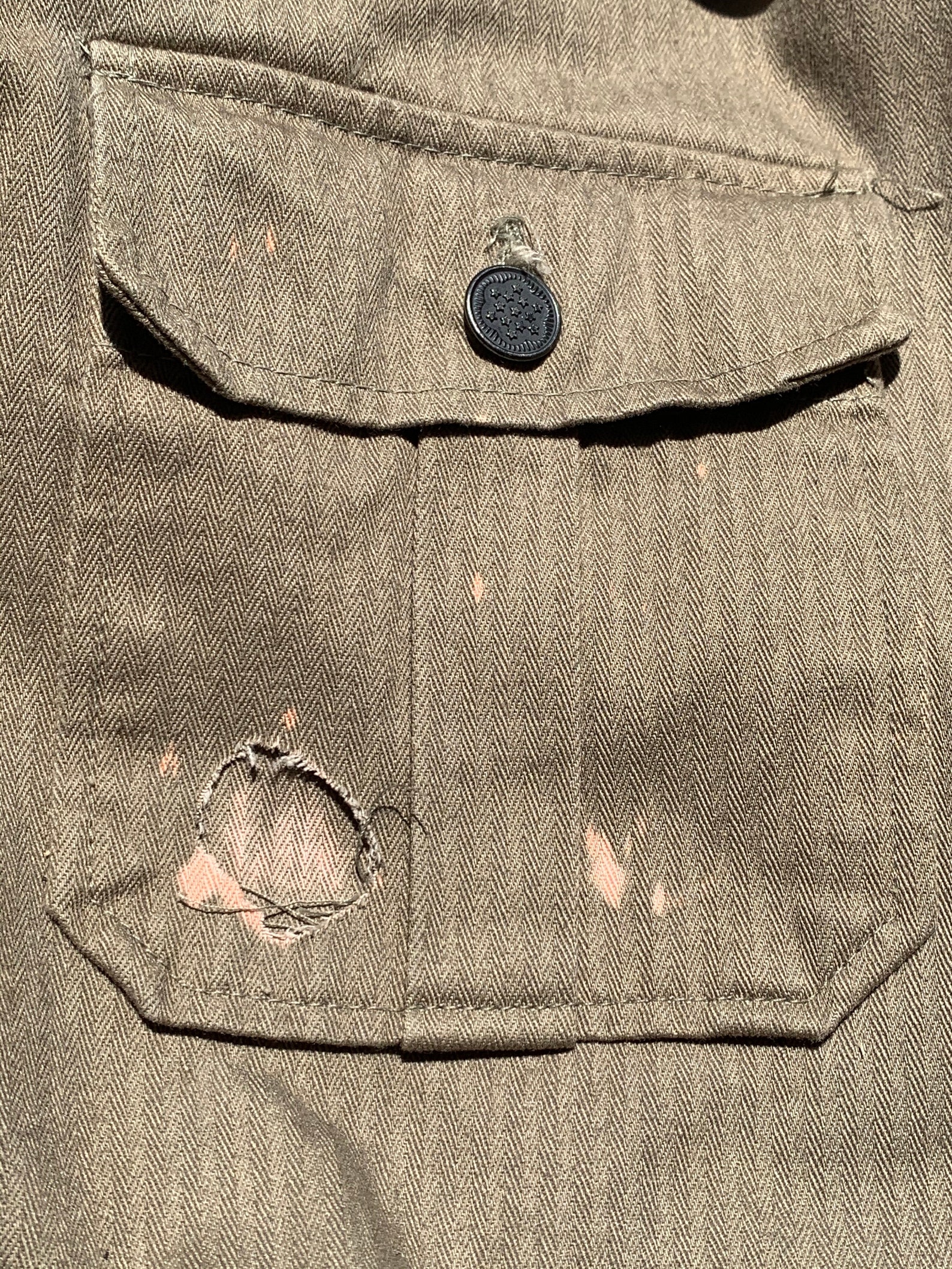 WWII US Army 1st Pattern HBT Coat- Sz. 44 - Etsy