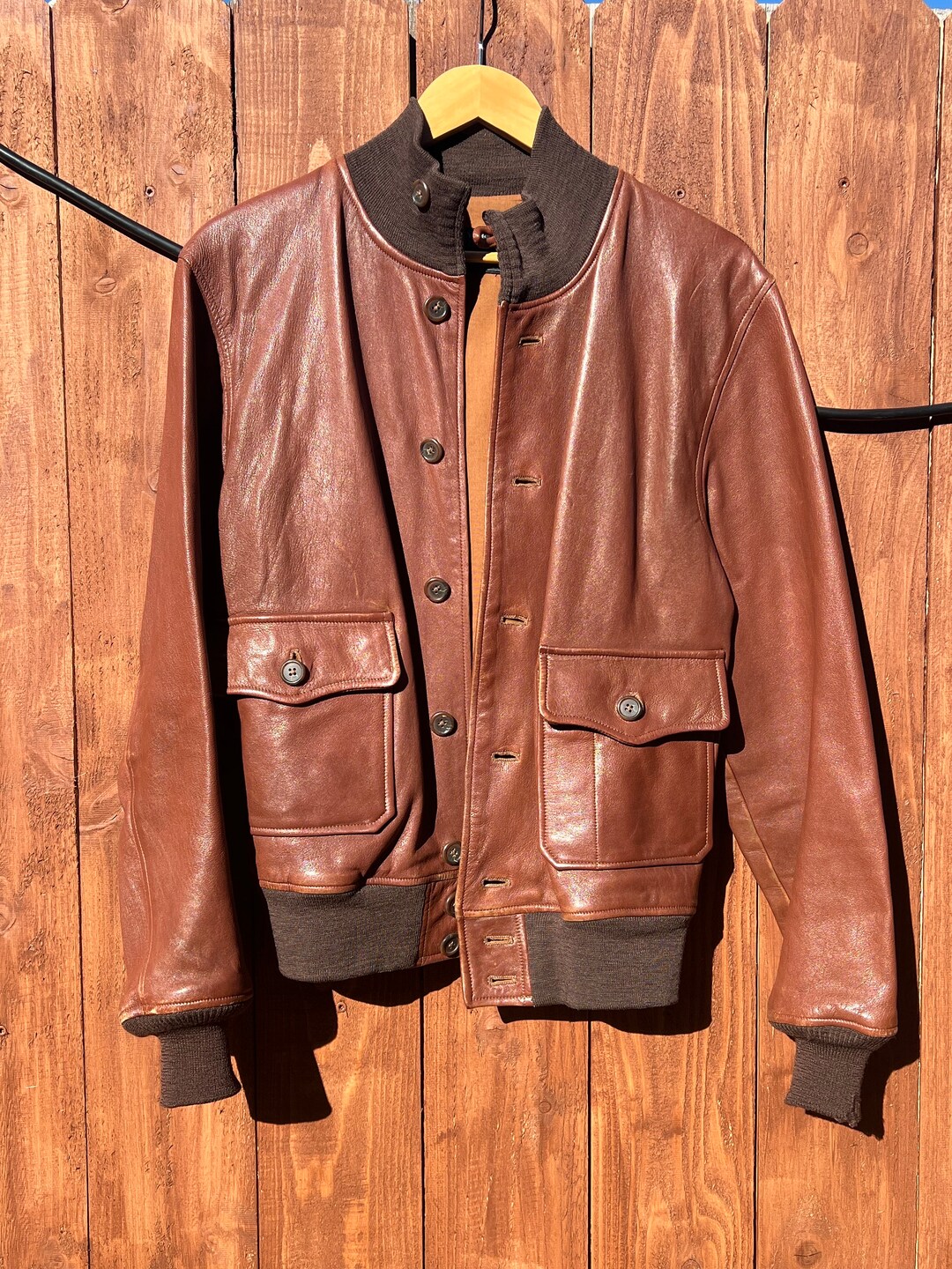 Reproduction US Army Air Corps A-1 Flight Jacket by Willis & Geiger - Etsy