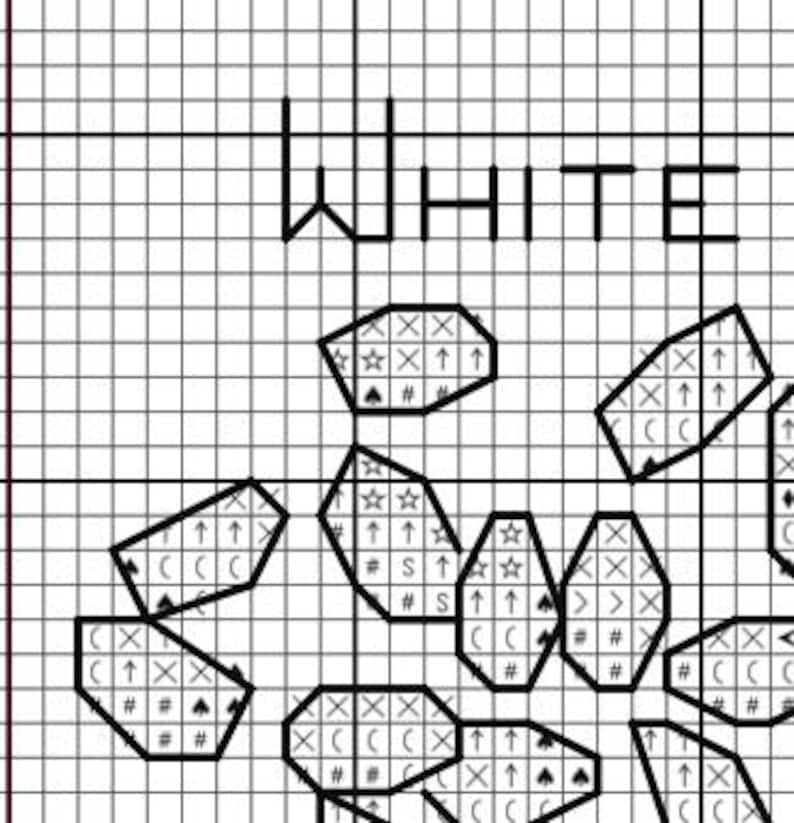 Fallout Cross Stitch Pattern Template - Fallout New Vegas - Edible ...