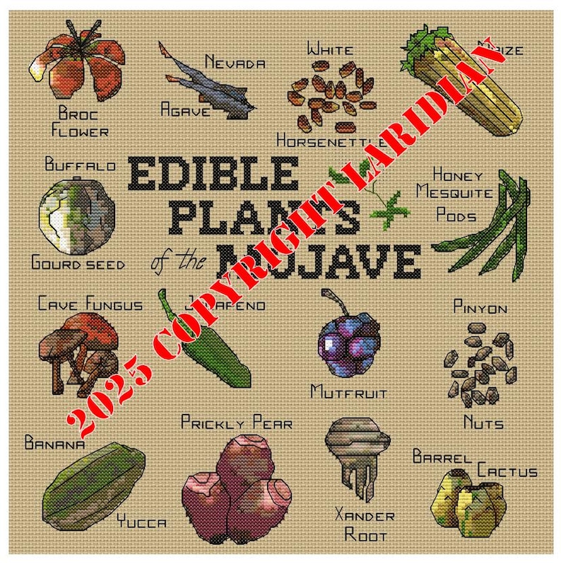 Fallout Cross Stitch Pattern Template - Fallout New Vegas - Edible ...