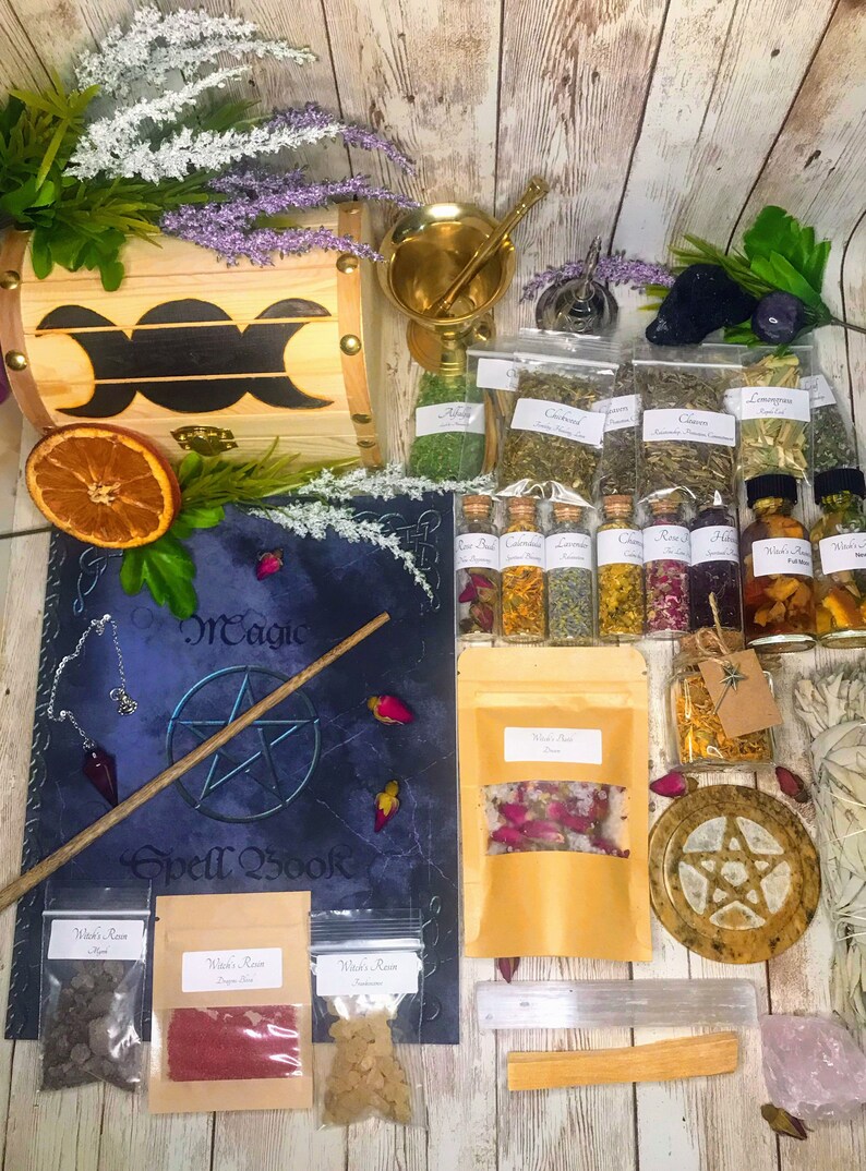 Witchcraft Starter kit Witch Witchcraft Altar Wiccan | Etsy