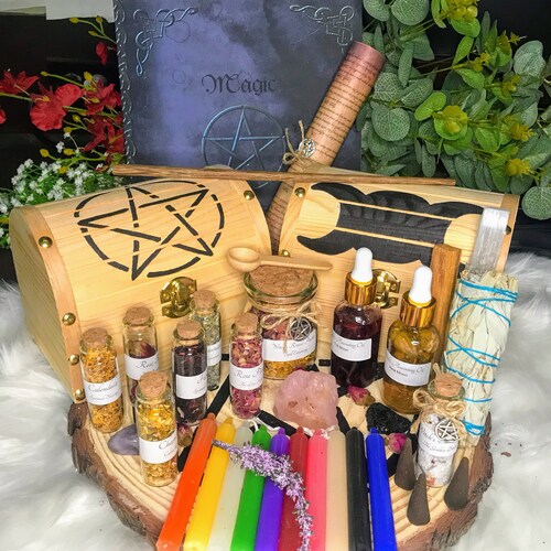 Witchcraft Starter Kit Wiccan Altar Kit Witch Box - Etsy