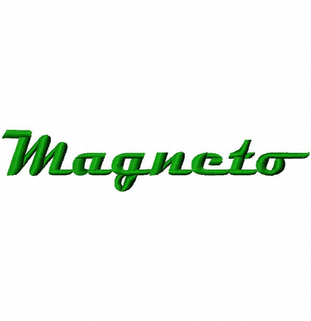 Magneto Machine Embroidery Fonts 1704 - Etsy