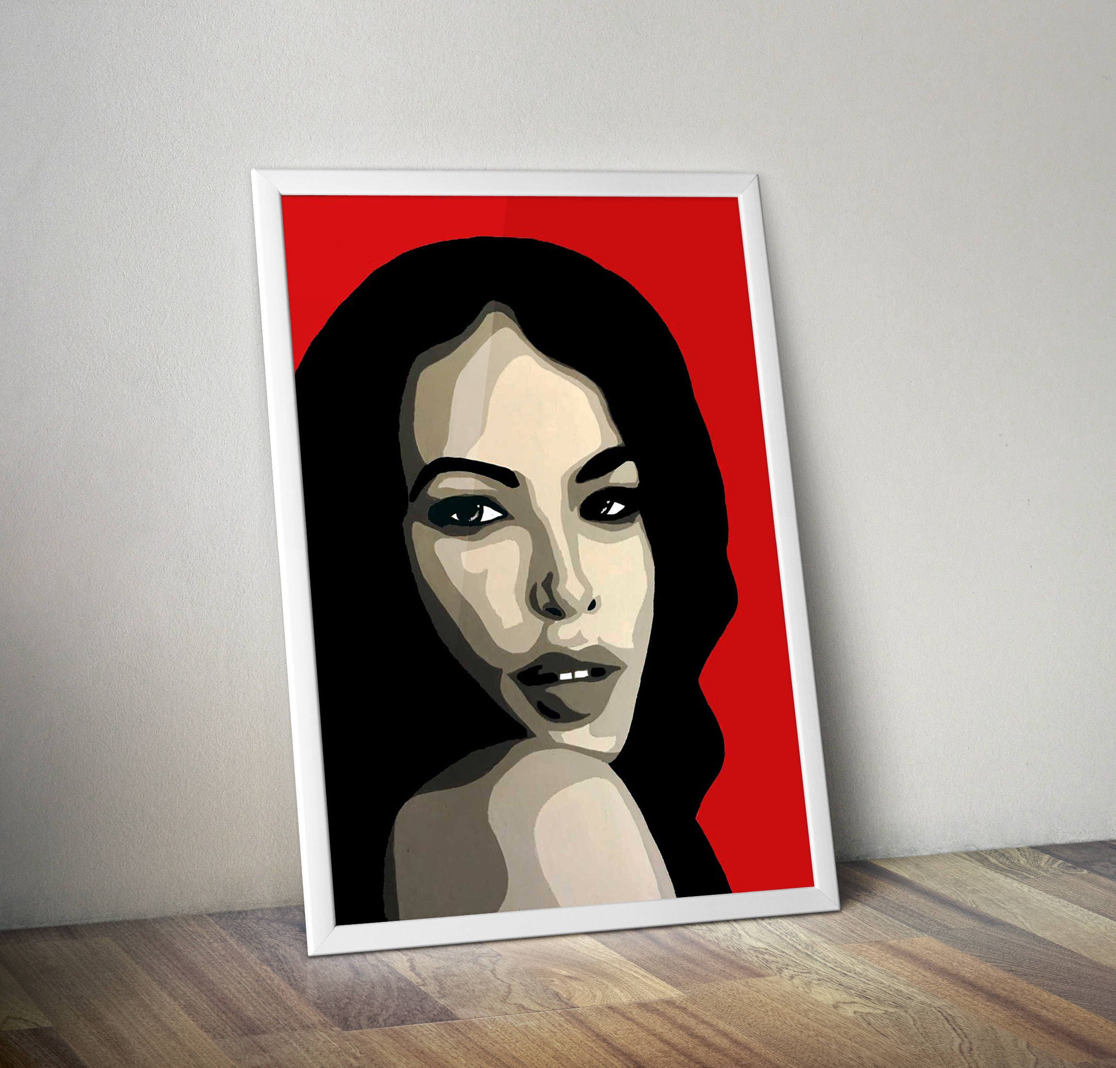 Aaliyah Poster Aaliyah Print Stencil Art Music Poster Etsy