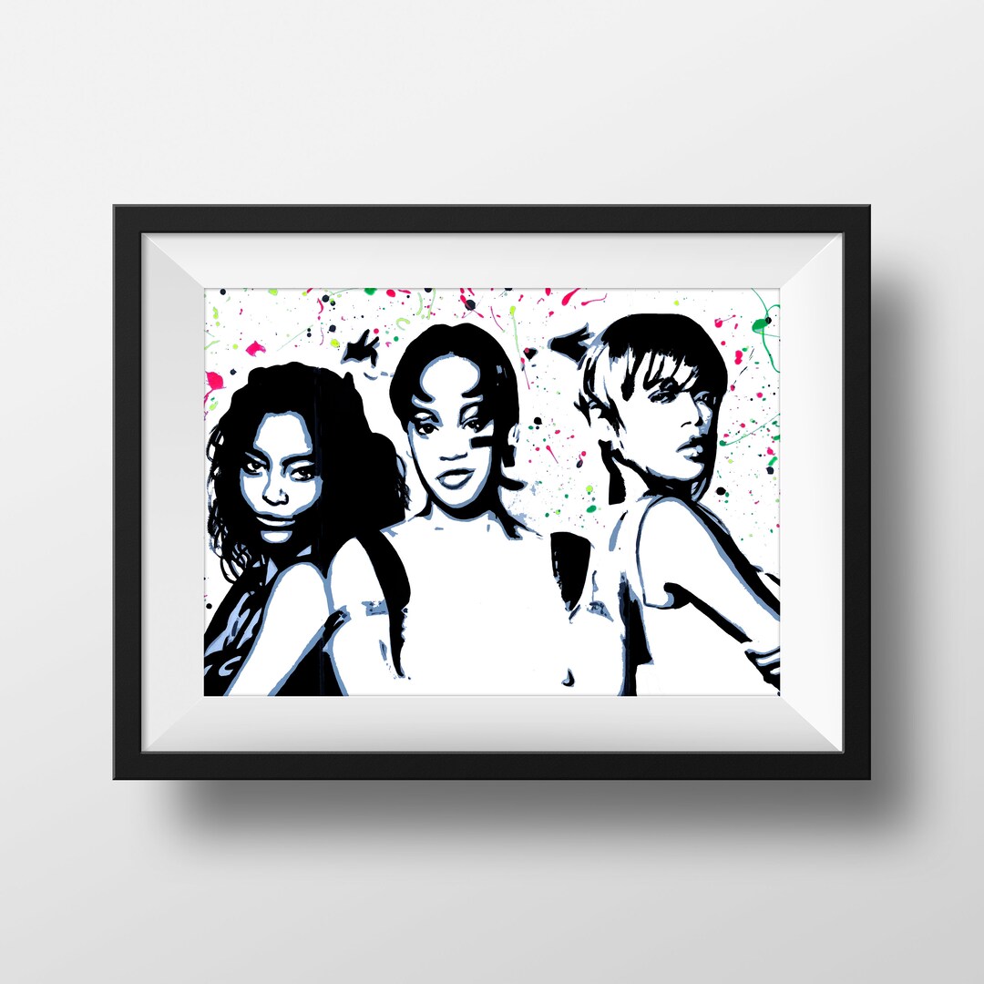 TLC / TLC Poster / TLC Print / Music Poster / Left Eye / T-boz / Chilli ...