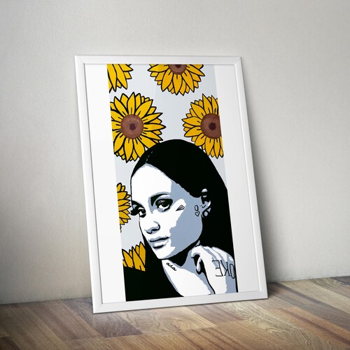 Kehlani Poster / Kehlani Print / Stencil Art / Kehlani / Music - Etsy