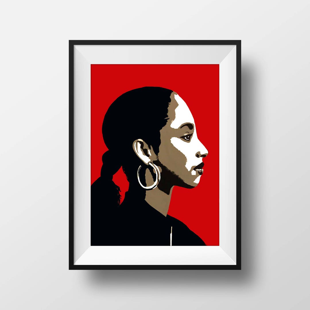 Sade Poster / Sade Print / Stencil Art / Sade / Music Poster / - Etsy ...
