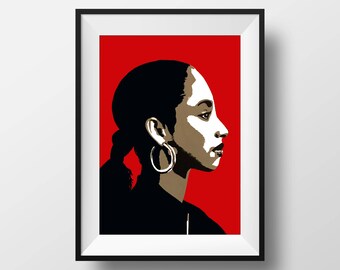 Sade Poster / Sade Print / Stencil Art / Sade / Music Poster / Sade ...
