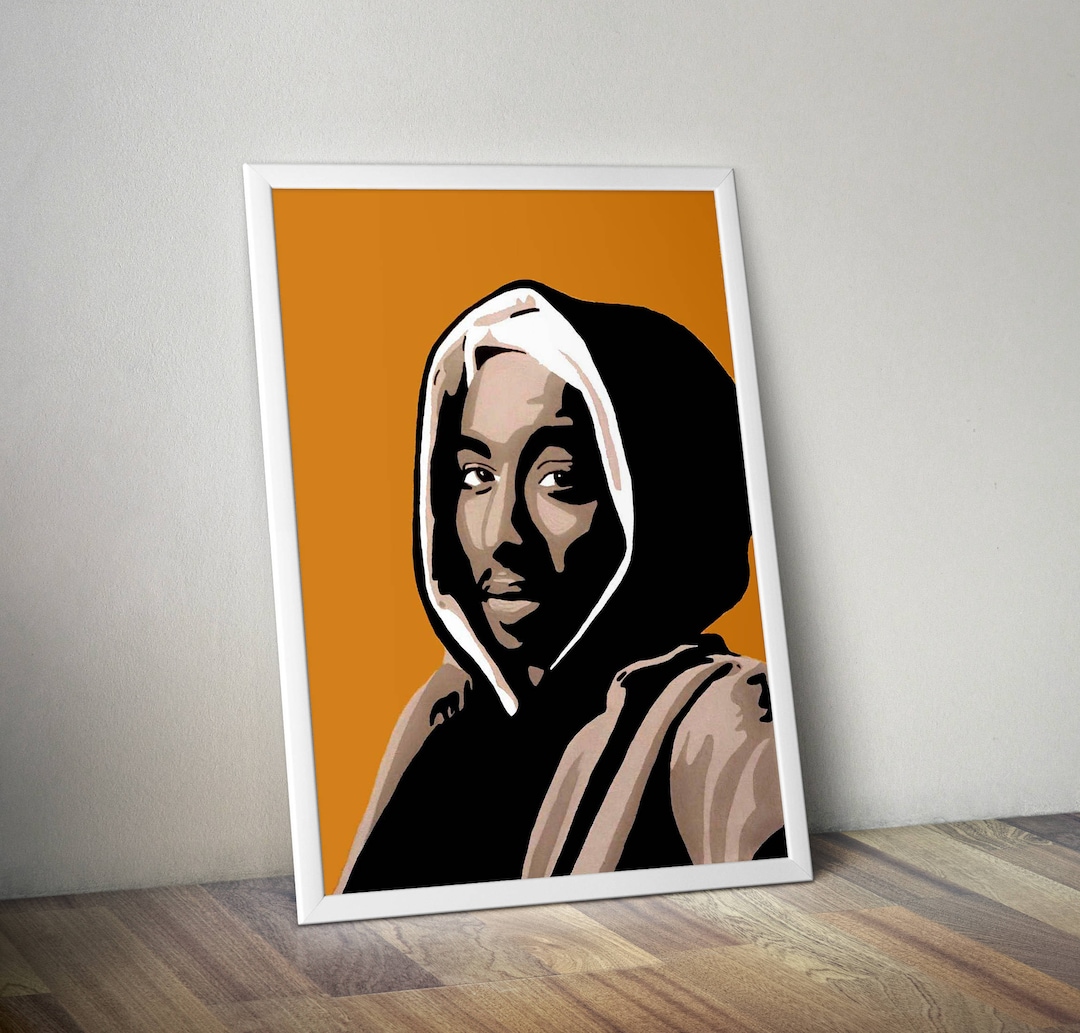 Tupac Poster / Tupac Print / Stencil Art / Tupac / Music Poster / Tupac ...