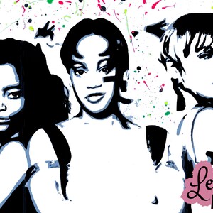 TLC / TLC Poster / TLC Print / Music Poster / Left Eye / T-boz / Chilli ...