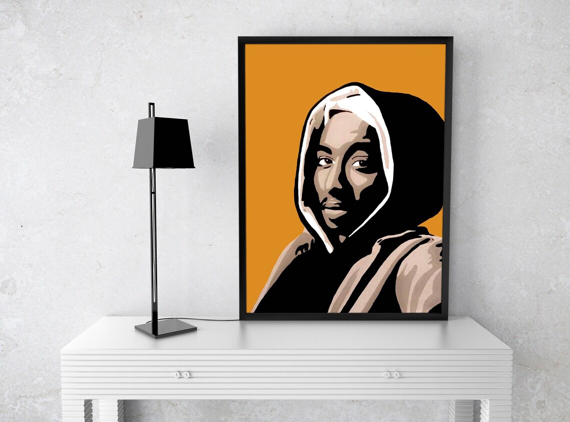 Tupac Poster / Tupac Print / Stencil Art / Tupac / Music - Etsy