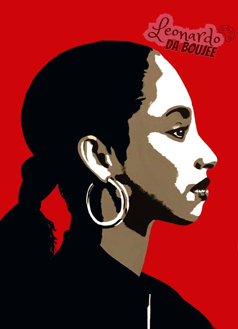 Sade Poster / Sade Print / Stencil Art / Sade / Music Poster / - Etsy ...