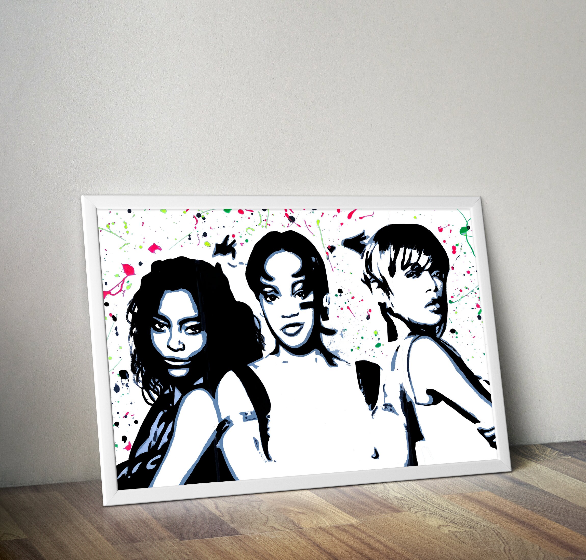 TLC / TLC Poster / TLC Print / Music Poster / Left Eye / T-boz | Etsy