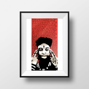 21 Savage Poster / 21 Savage Print / Stencil Art / Music Poster / Home ...