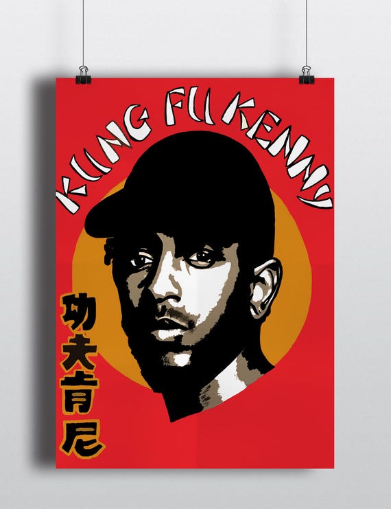 Kendrick Lamar Stencil