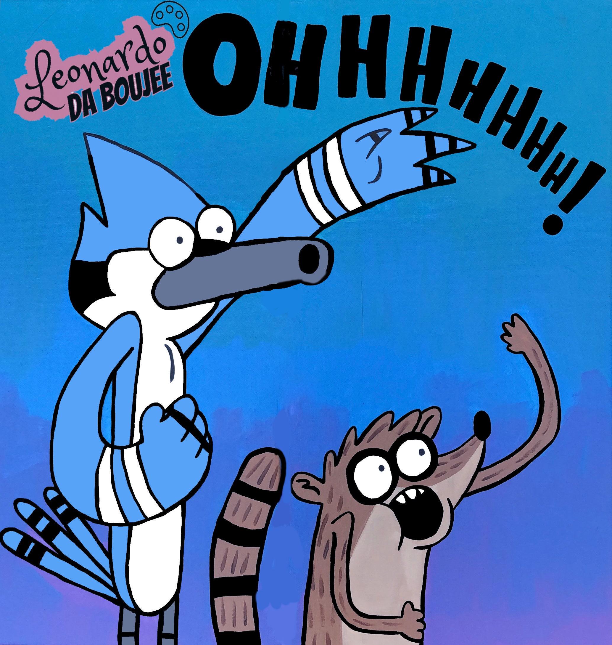 Regular Show Mordecai And Rigby Ohh