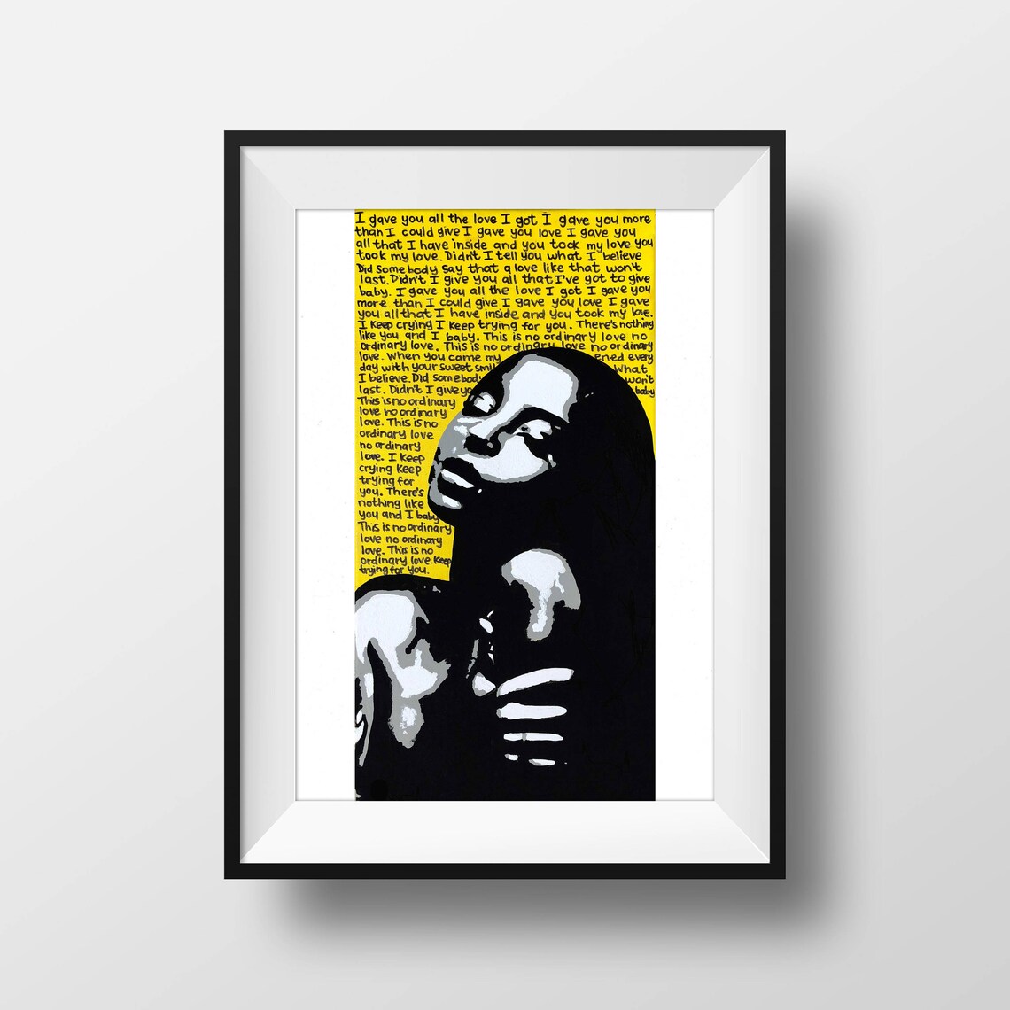 Sade Poster / Sade Print / Stencil Art / Sade / Music Poster / - Etsy
