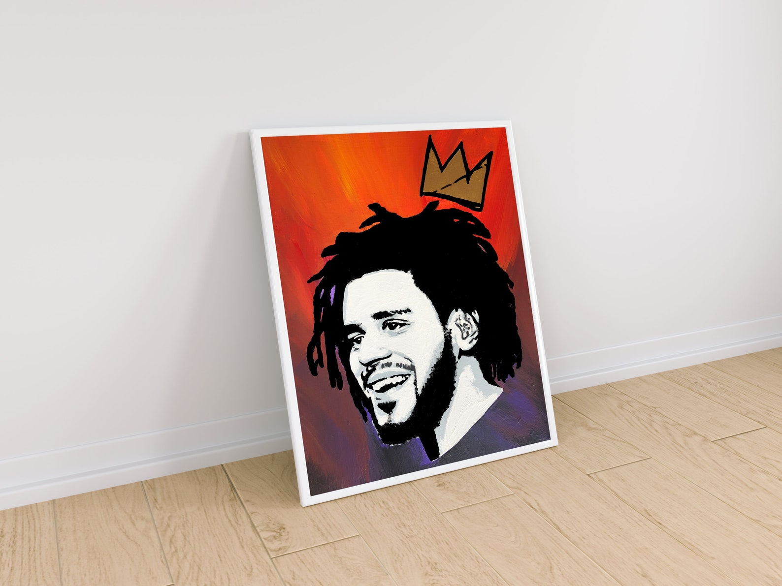 J Cole KOD Poster / J Cole Print / Stencil Art / Hip-hop / | Etsy