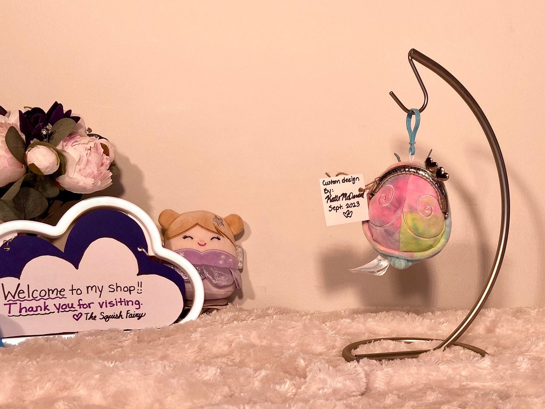 Handmade Coin Purse / Pouch Sid the Blue Snail Clip Custom ...