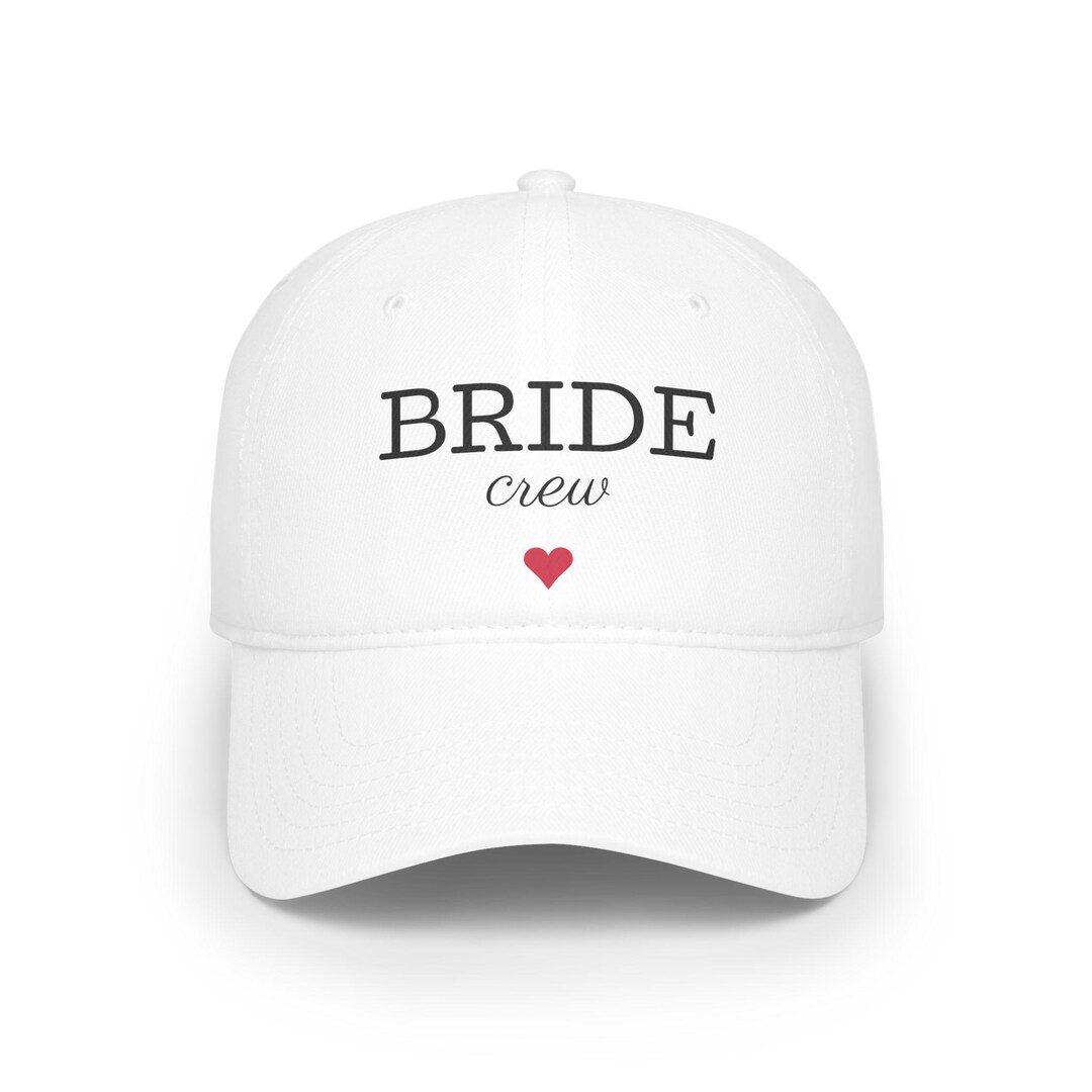 Bride Crew Cap | Baseball Cap, Bachelorette Hat With Heart - Etsy