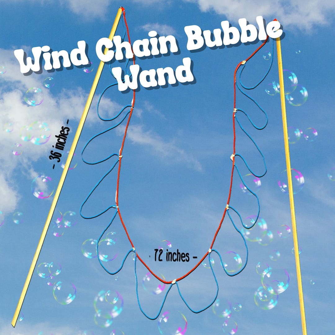 Wind Chain Bubble Wand - Etsy