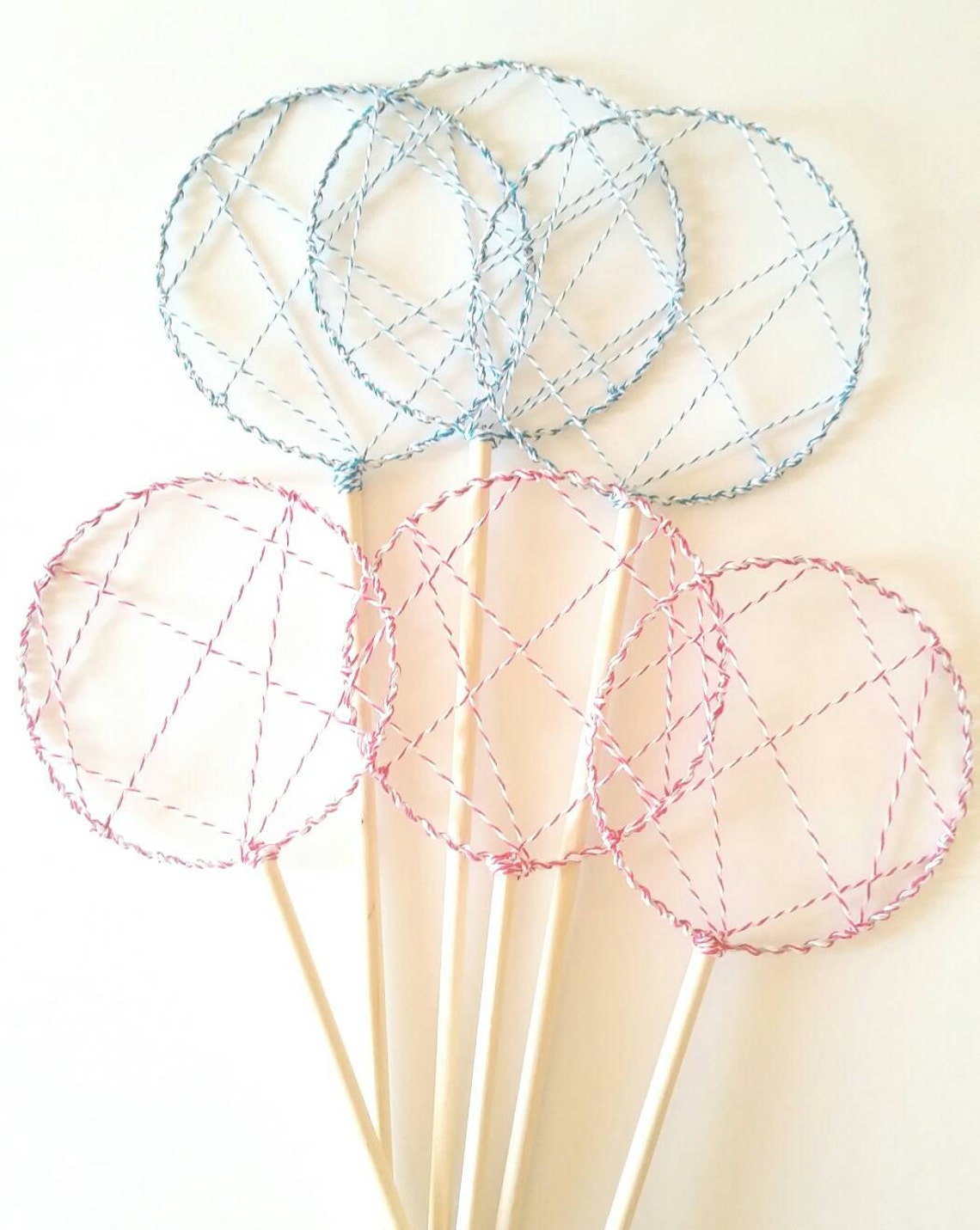 Lollipop Cluster Wire Bubble Wand Value Pack 6 Wands for the - Etsy