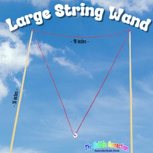 Large String Bubble Wand. - Etsy