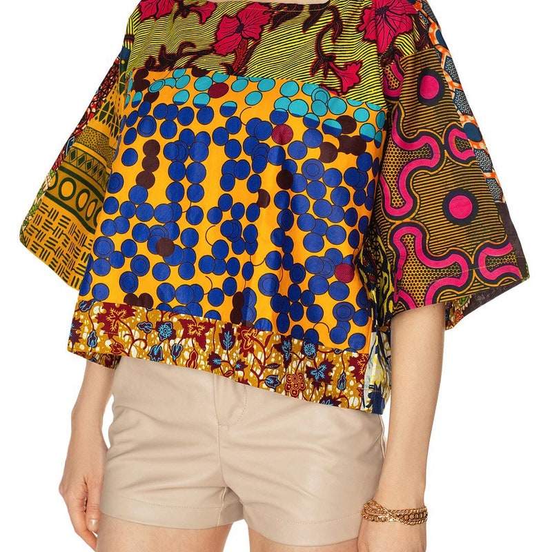African Print Top - Etsy