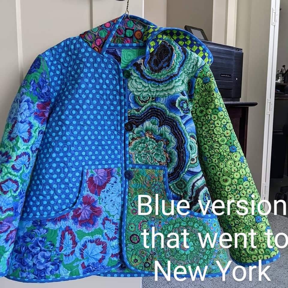 Machine Quilted Hooded or Collar Jacket Made to Order. You Pick 8 ...