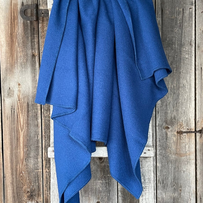 Royal Blue Throw Blanket - Etsy