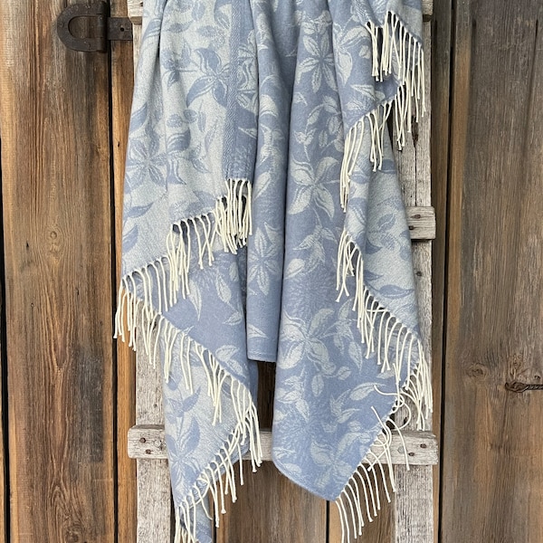 Blue Pattern Throw Blanket - Etsy