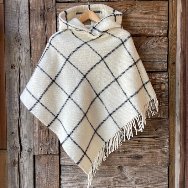 Cream Poncho - Etsy
