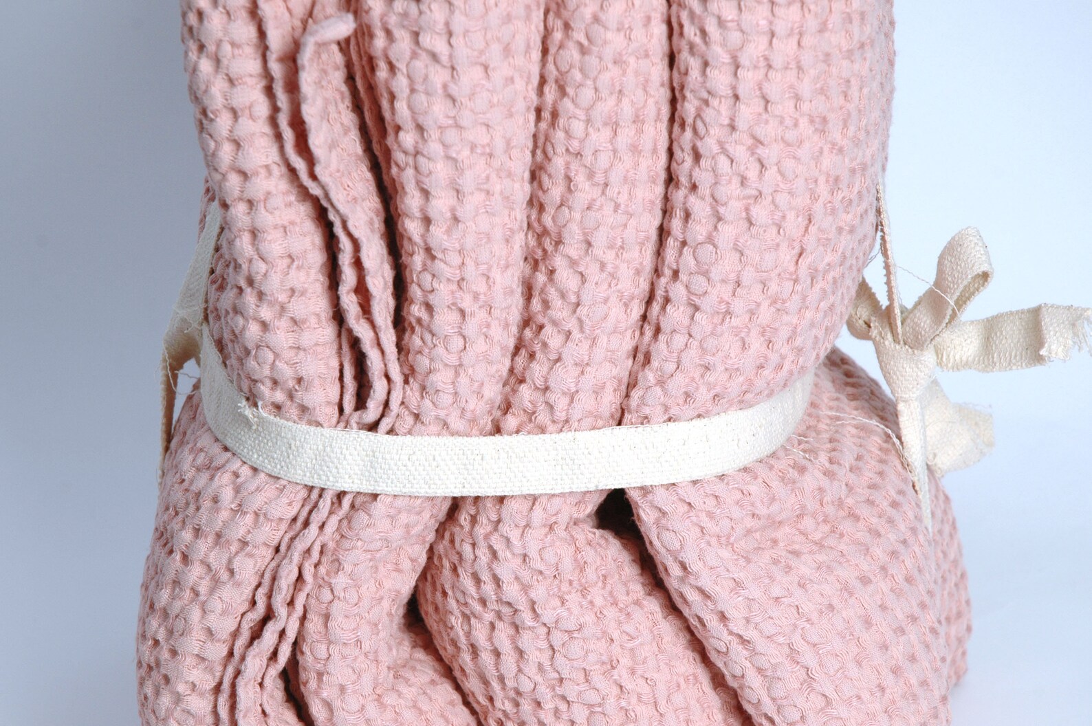 Set of 2 Dusty Pink Linen Waffle Towel - Etsy