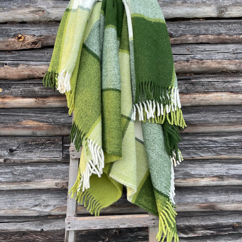 Green Blanket - Etsy