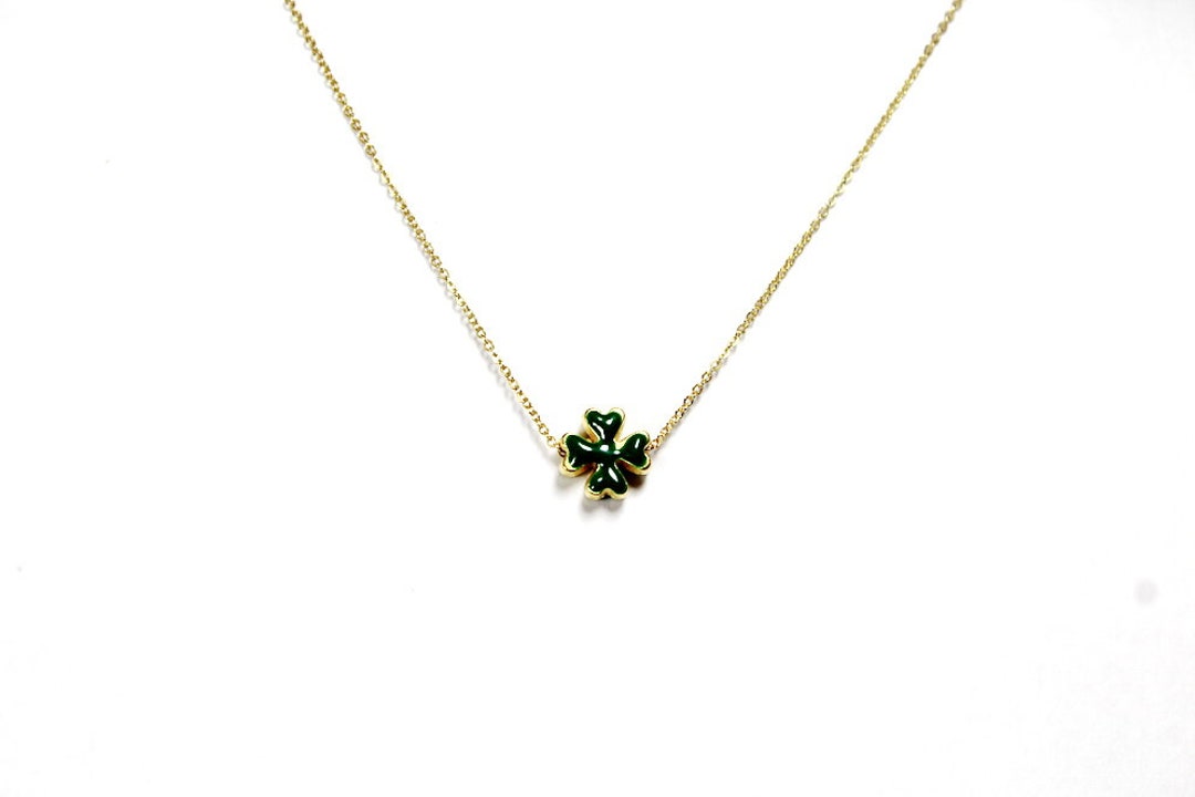 Clover Bracelet, Four Leaf Clover Necklace, Green Clover Bracelet ...