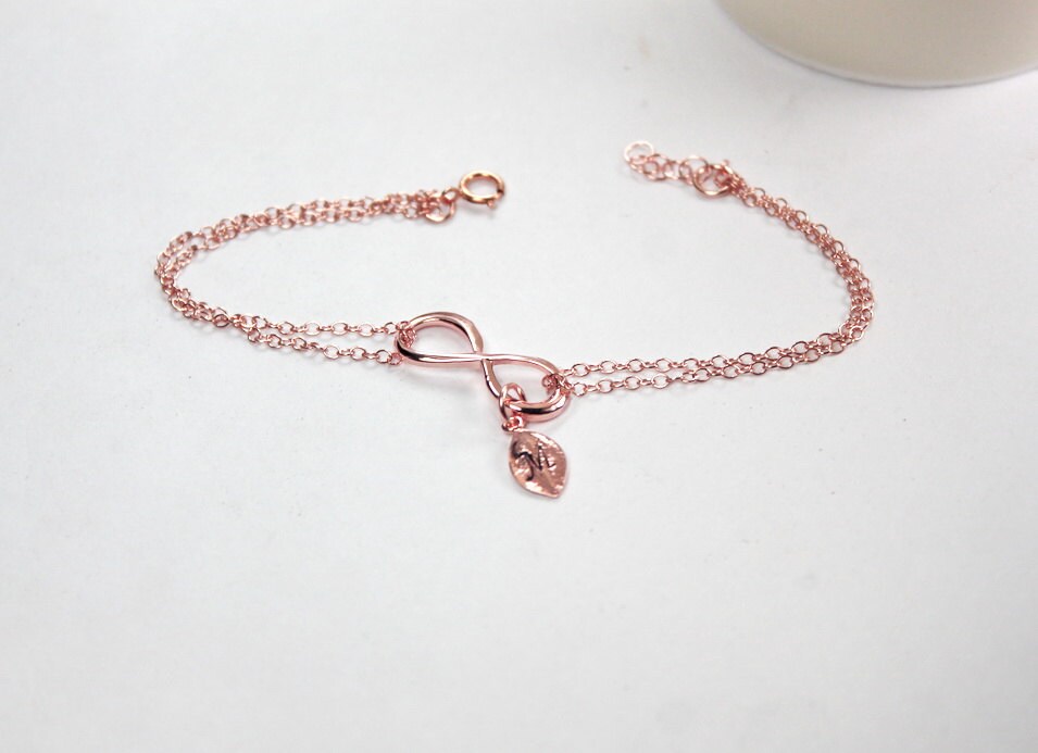 Infinity Bracelet personalized Eternity Jewelrycustom Two - Etsy
