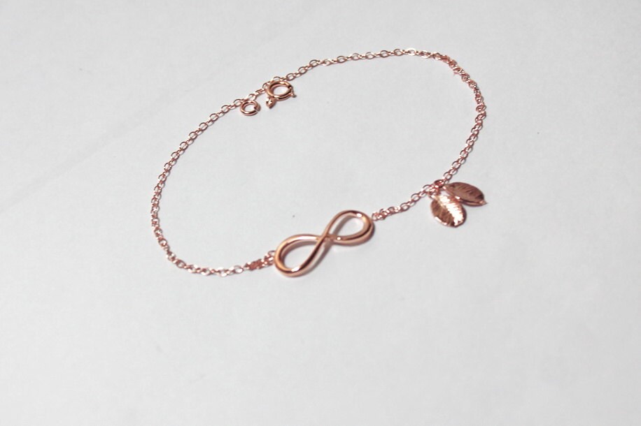 Infinity Bracelet personalized Eternity Jewelrycustom Two - Etsy