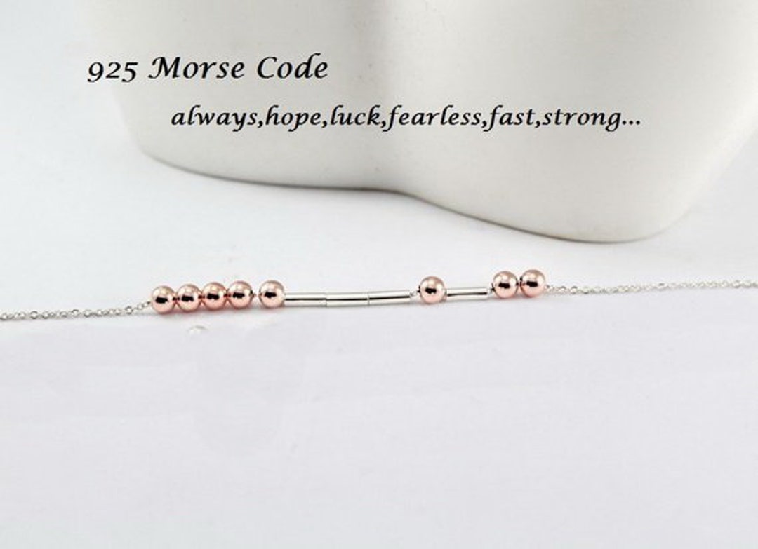 Morse Code Jewelry,fast,strong,fearless,believe,brave,luck, Faith ...