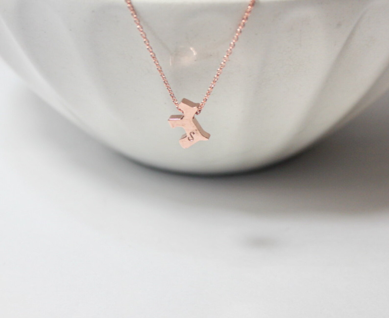Pet Necklace Favorite Pet Jewelry.rose Gold Charm.in - Etsy