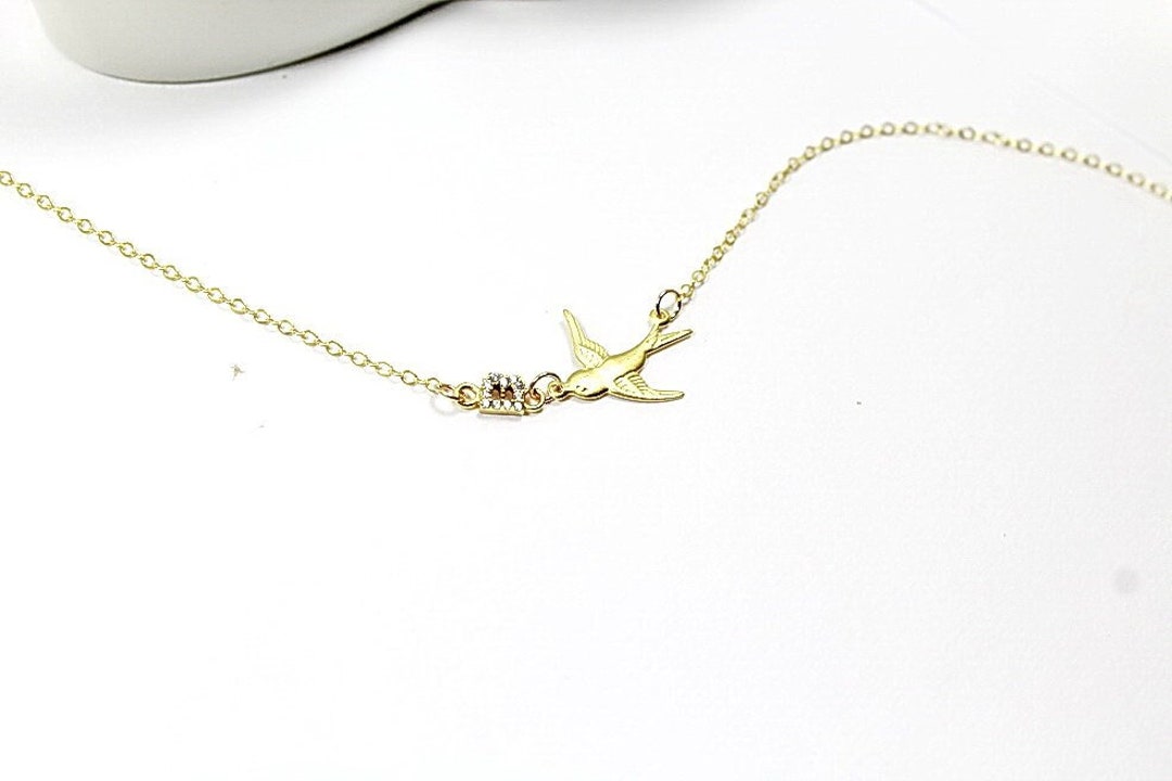 Sideways Letter Necklace.peace Dive Jewelry. Harmony Jewelry for Women ...