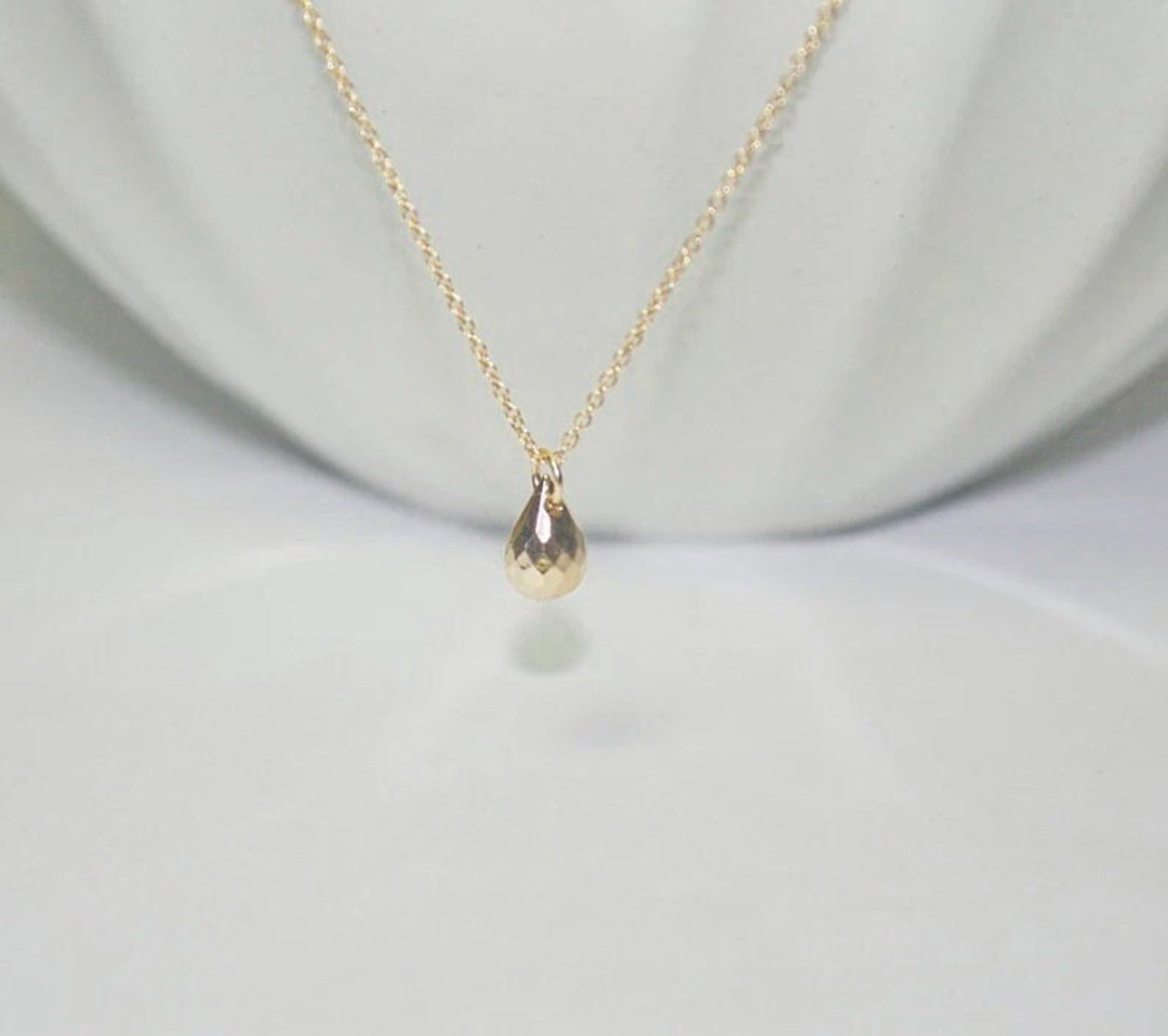 Teardrop Necklace, Tear-shaped Necklace, Drop Pendant , Tear Necklace ...