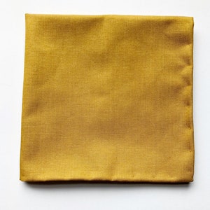 Mens Pocket Square Golden Yellow, Golden Mustard Yellow Wedding Pocket ...